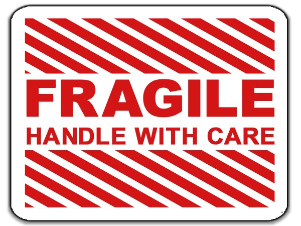 Fragile Handle With Care Labels